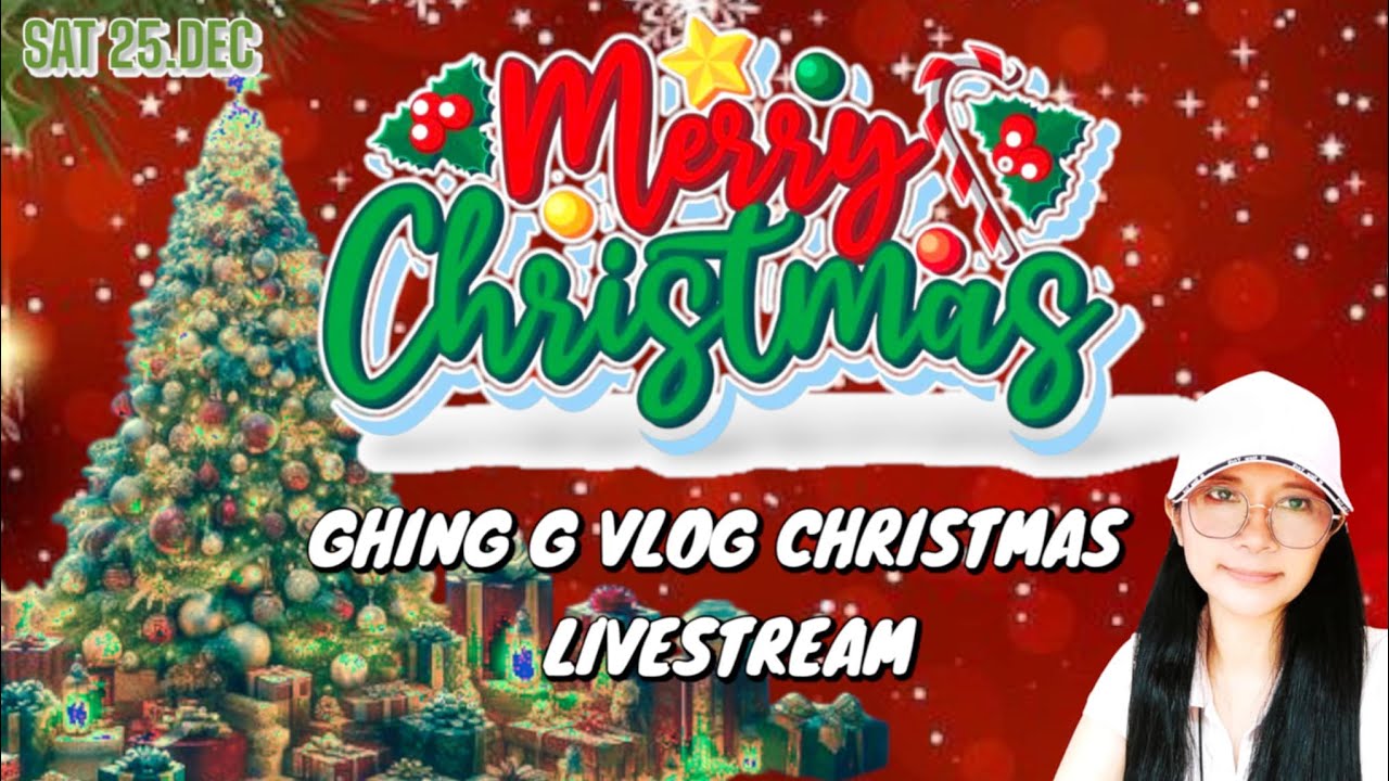 Ghing G VLOG is live#Merry Christmas - YouTube
