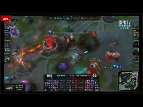 ESC Ever Shut Down SKT - 2015 LoL KeSPA Cup - YouTube