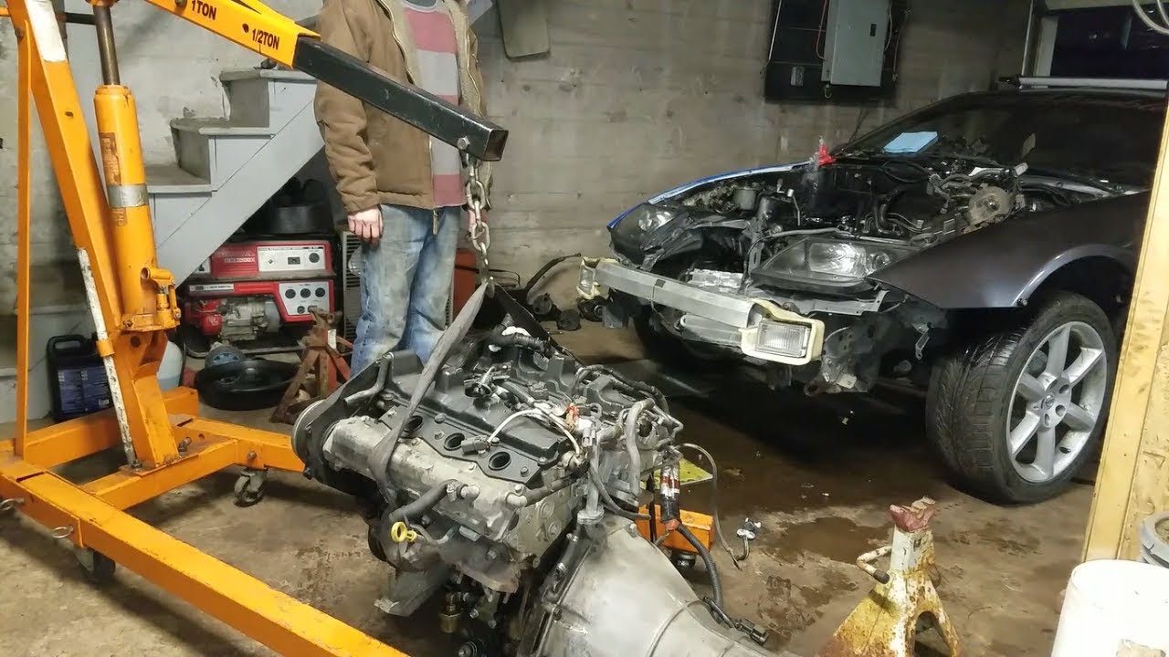 300zx Twin Turbo Engine Pull... What Did We Get Into? - YouTube
