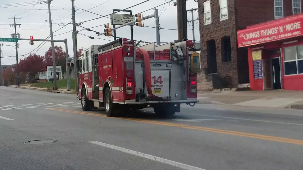 BCFD Engine 14 Returning - YouTube