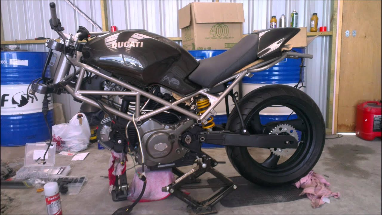 Ducati Monster 600 Build - YouTube