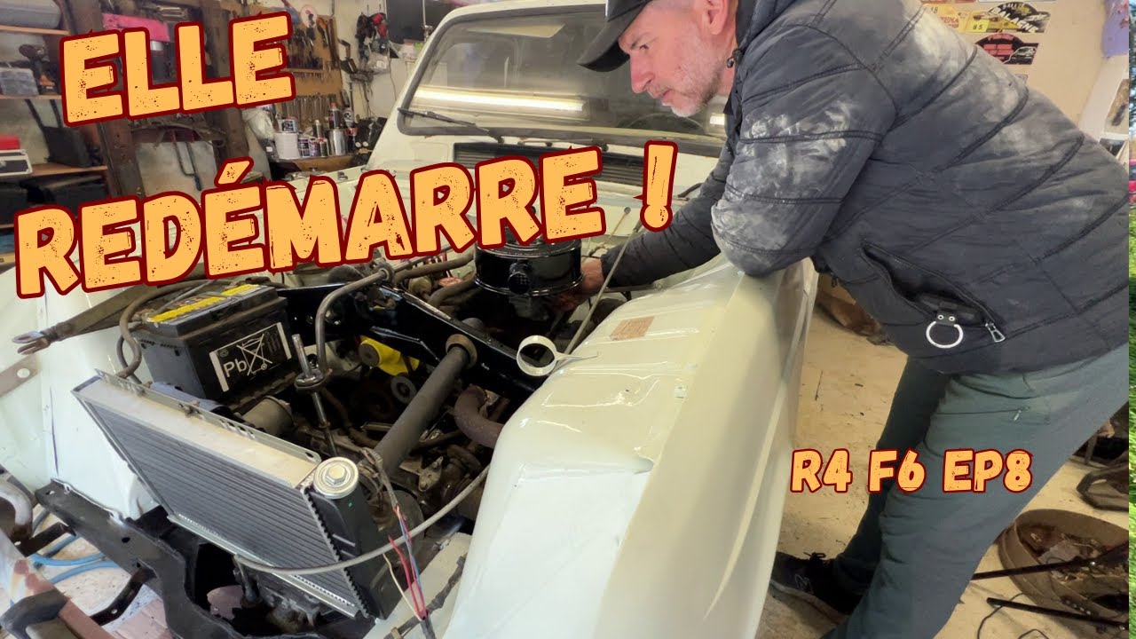 Redémarrage du moteur, mécanique et annonce du gagnant du concours ...