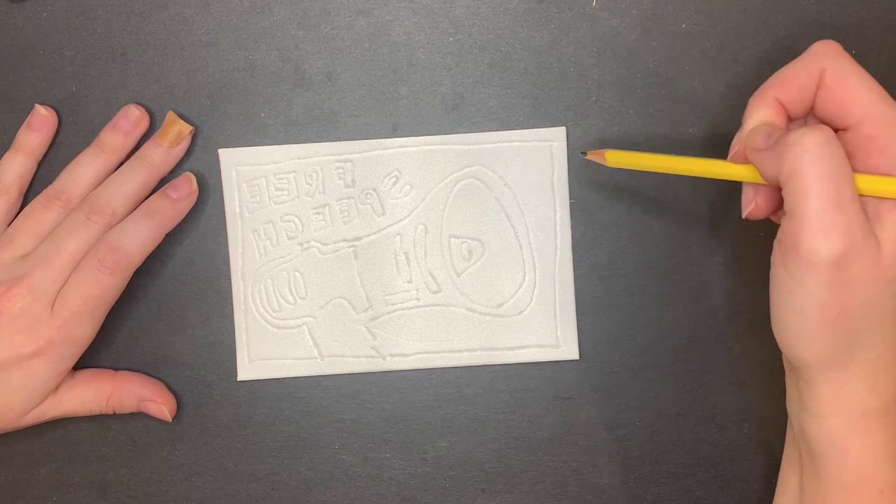 Printmaking 2/3 - Plan & Prep the Foam Matrix - YouTube