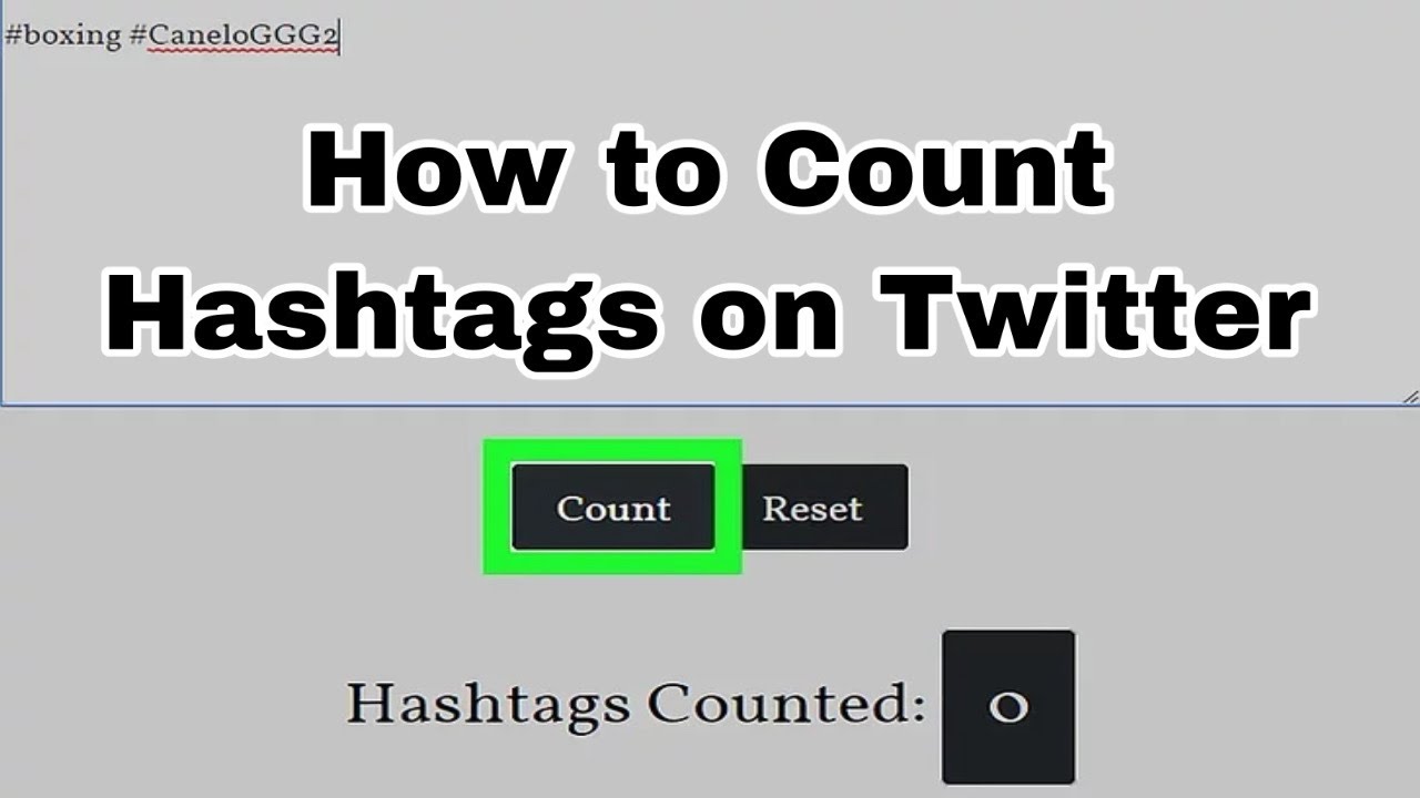 How to Count Hashtags on Twitter | Count Hastags on Twitter Fast - YouTube
