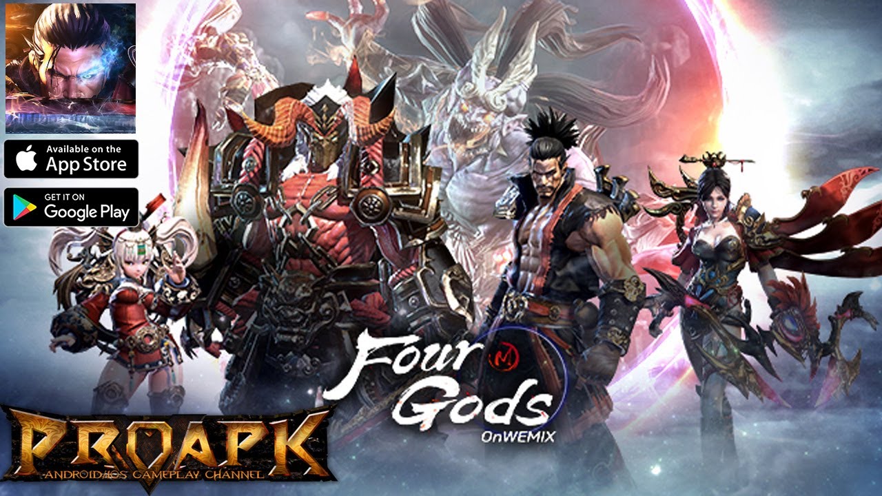 Four Gods on WEMIX Gameplay Android / iOS (Open World MMORPG) (Play to ...
