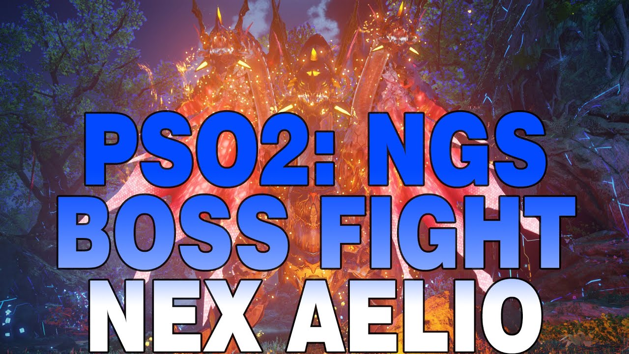 PSO2: New Genesis LVL 15 Story BOSS FIGHT DRAGON NEX AELIO - YouTube