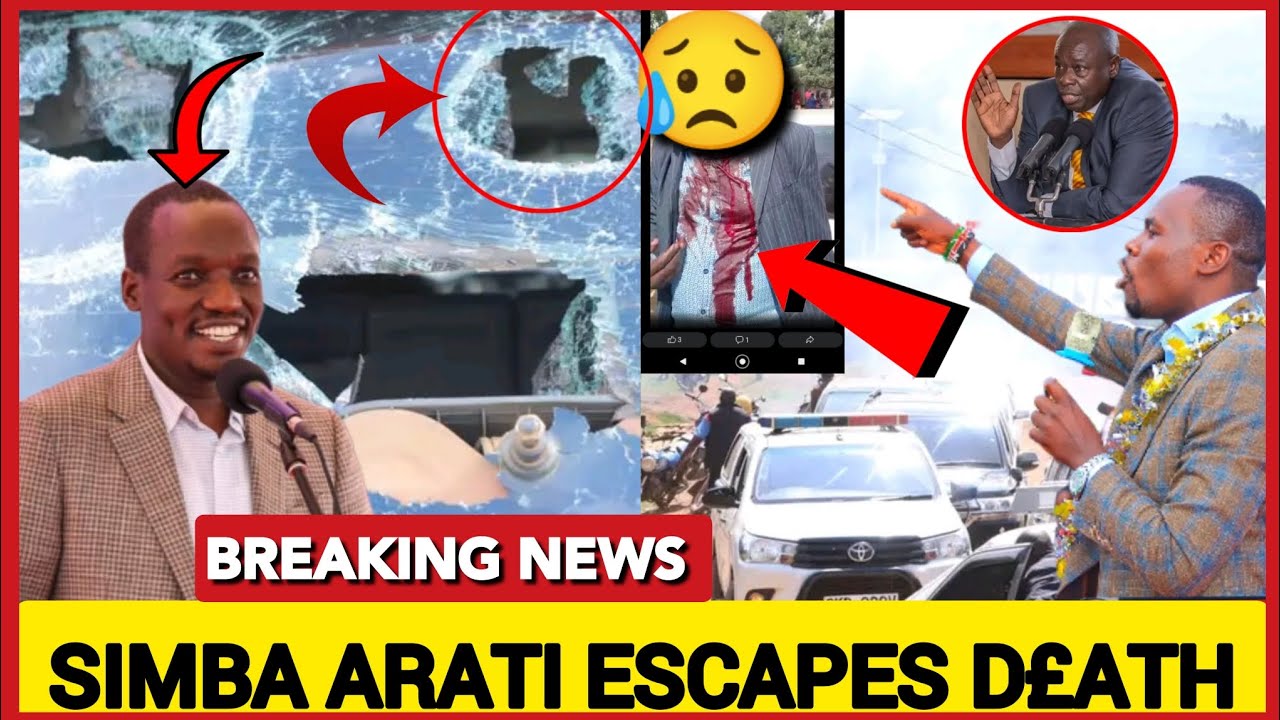 Raila Governor Simba Arati Escapes D€ATH Today! Goons Sent to K1LL Him ...