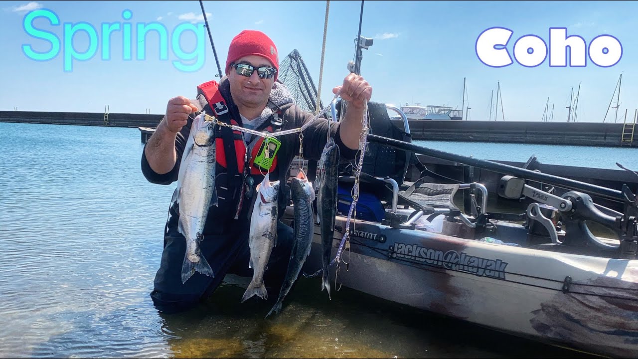 Fishing for Spring Coho salmon 2021 - YouTube
