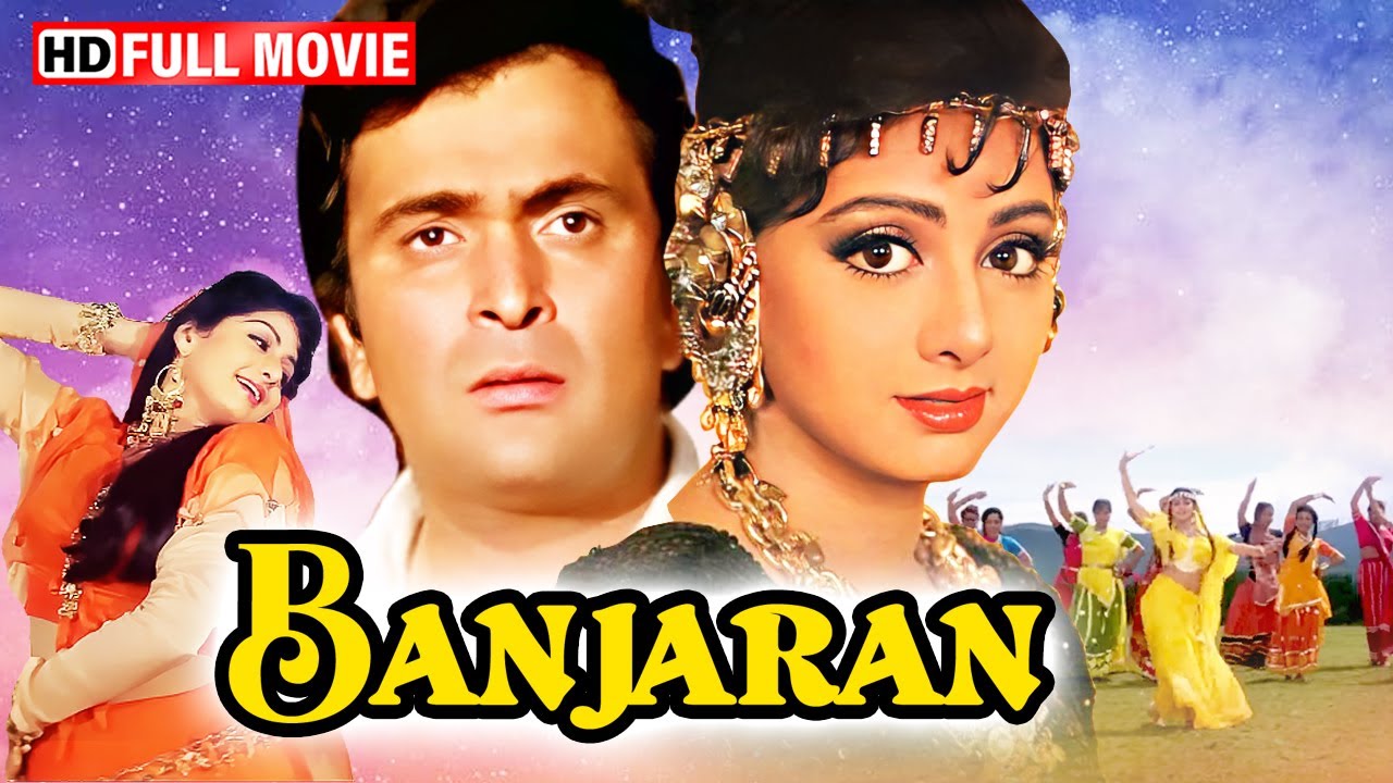90s Bollywood Romantic Classic | Banjaran (1991) Full Movie | Sridevi ...
