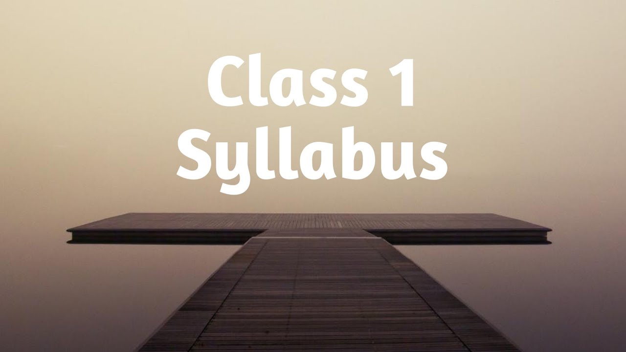 CBSE Class 1 Syllabus 01 YouTube cbse-class-1-syllabus-01-youtube