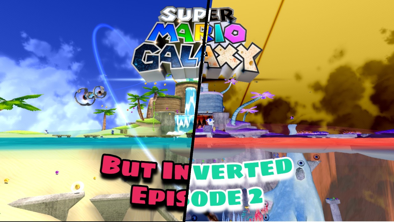 Super Mario Galaxy but inverted Ep 2 - YouTube