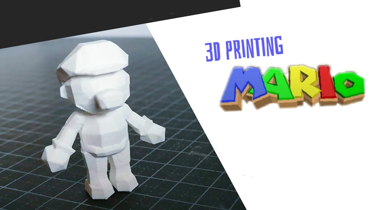 3D printing Mario from super mario 64 - YouTube