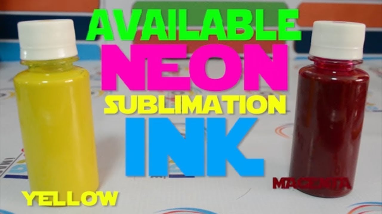 Neon Sublimation Ink - YouTube