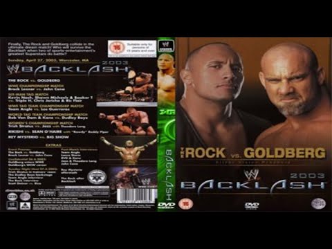WWE Backlash 2003 - WWE 2K19 Full Card Playthrough - YouTube