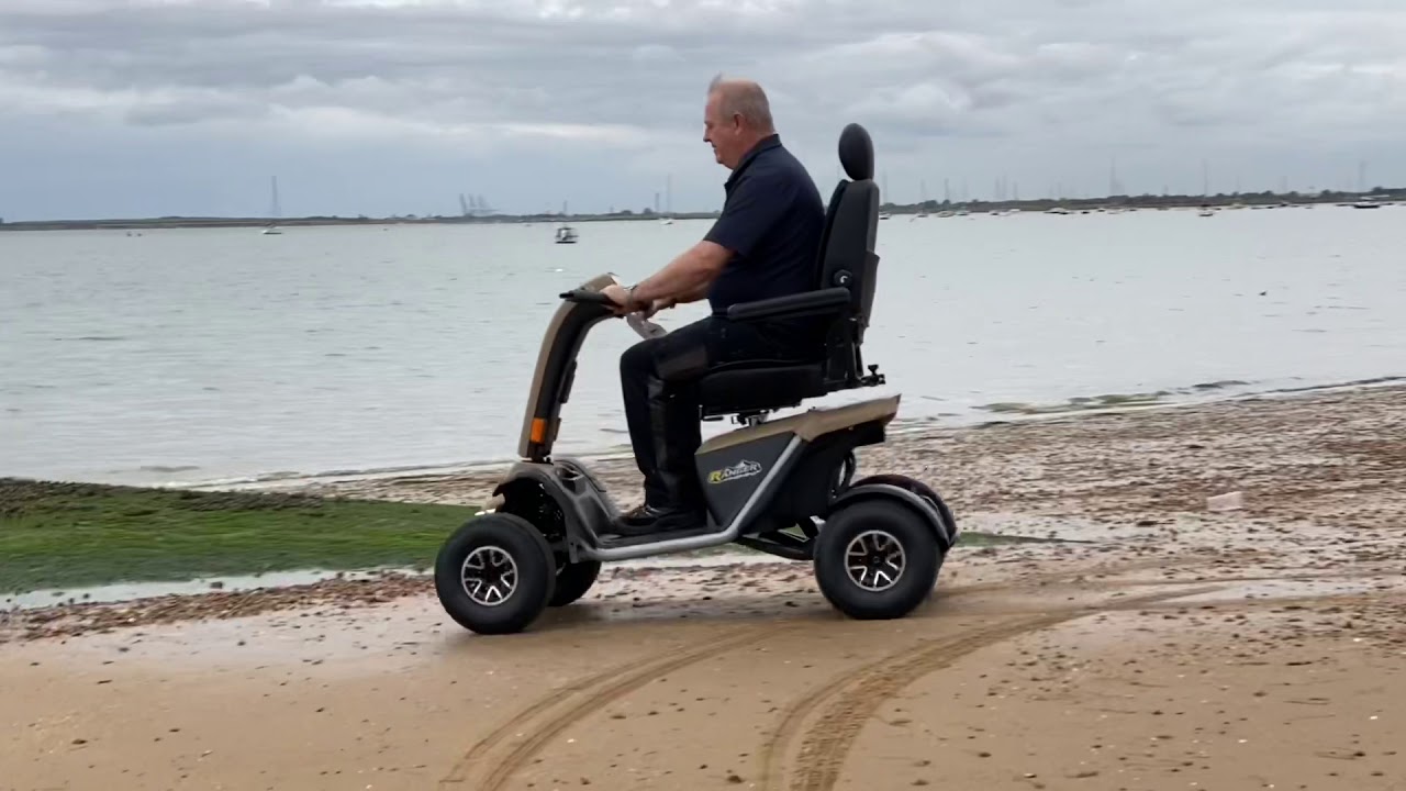 Pride Ranger Mobility Scooter Being our through its paces - YouTube