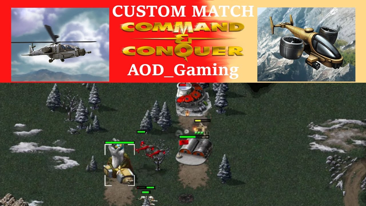 AOD Gaming | Custom Games | Command & Conquer Remastered - YouTube