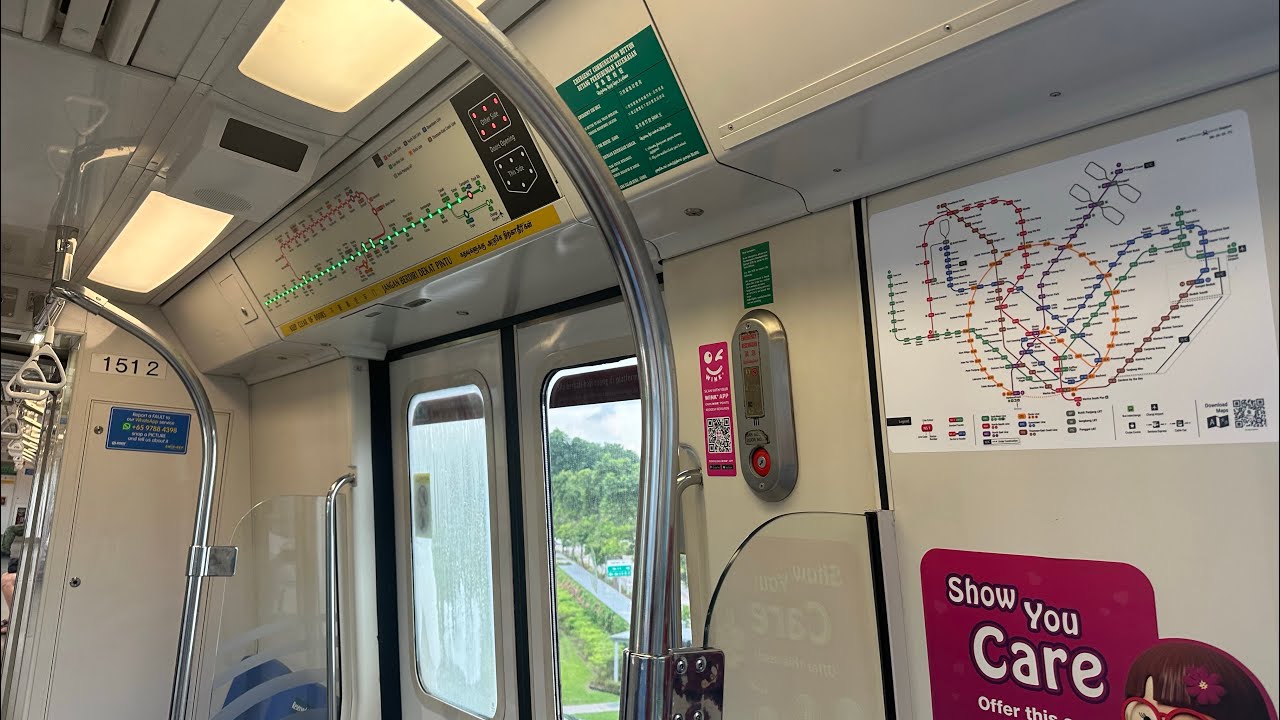 [NEW CHIME] MRTravels on the East West Line: C151A Trainset 511/512 ...