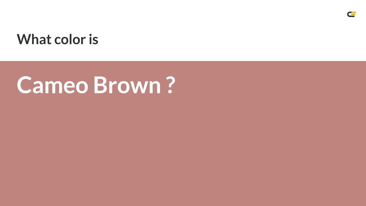 Cameo Brown color #be847d hex Cool Red color be847d - YouTube