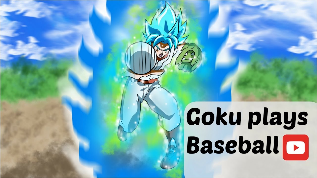 Goku plays Baseball Dragon Ball Super - YouTube