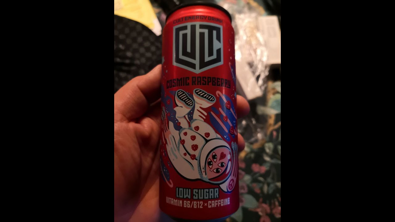 Cult Energy Drink Cosmic Raspberry - YouTube