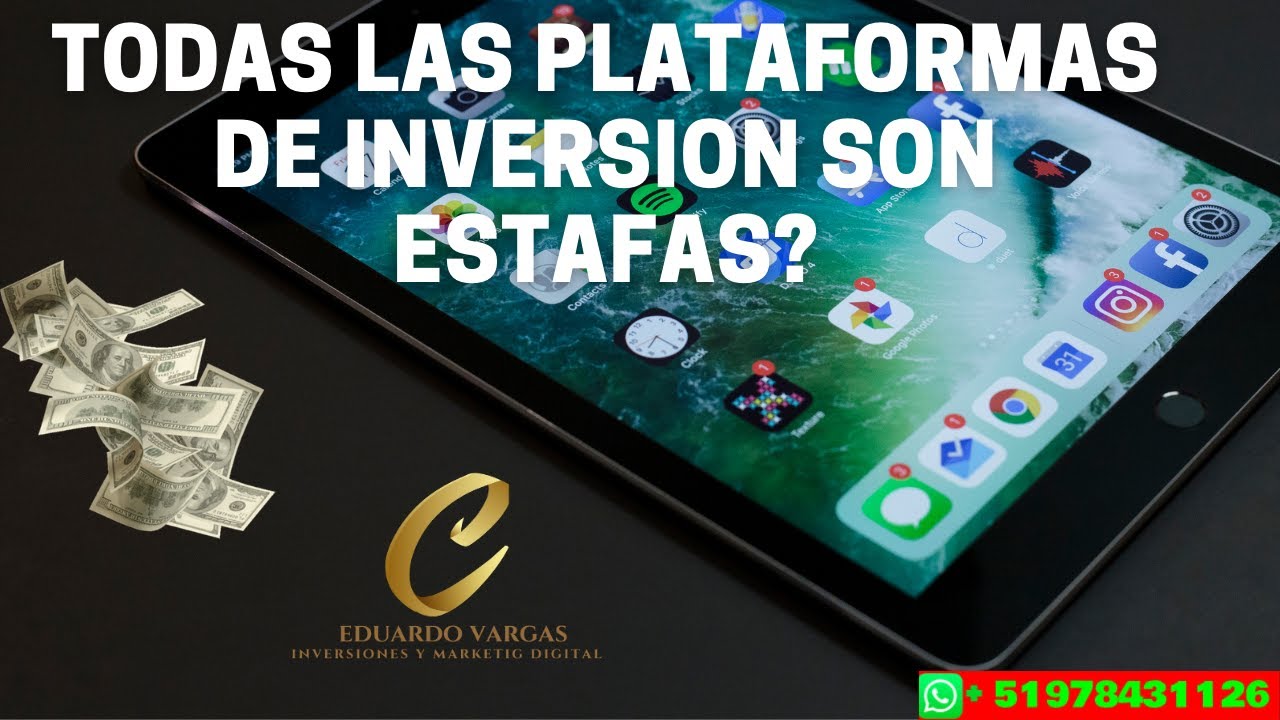 Todas Las Plataformas De Inversiones Son Estafas? - YouTube