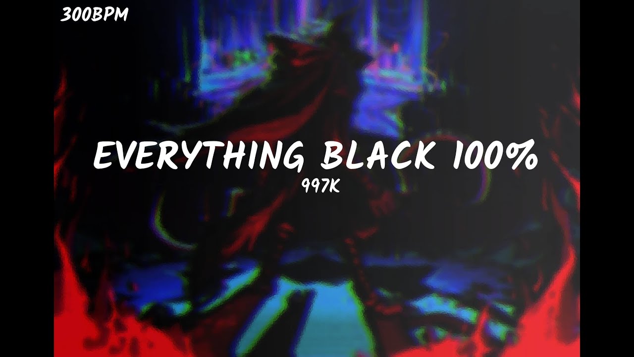 EVERYTHING BLACK [EDGY DIFFNAME] 997K SS - YouTube