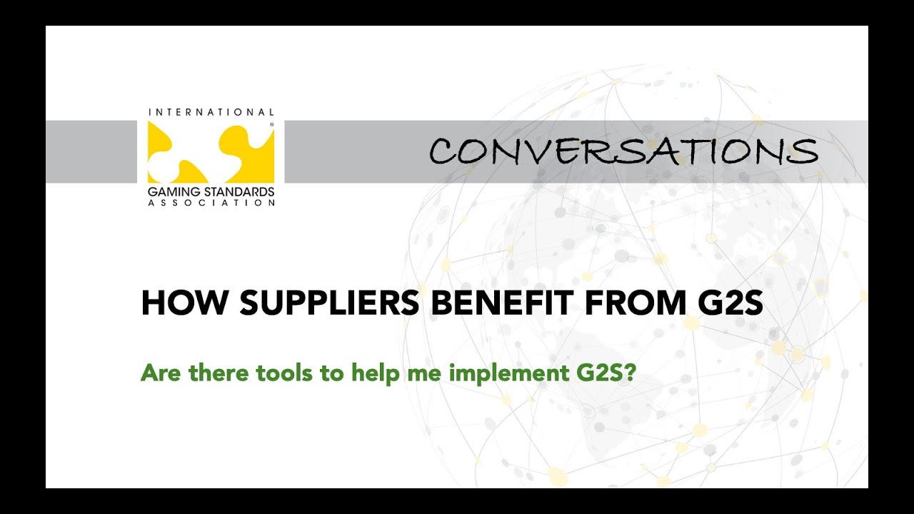 Are there tools to help implement G2S - YouTube