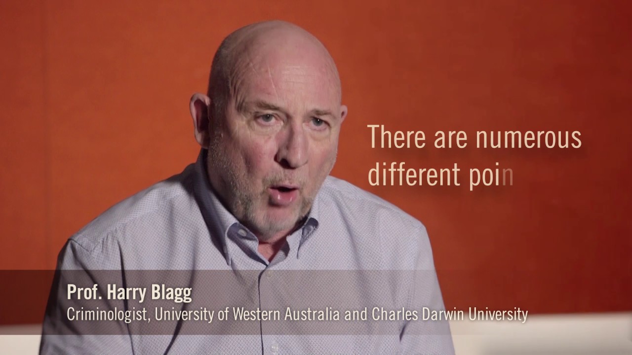 Prof. Harry Blagg at the Alternatives to Detention Forum, Alice Springs ...