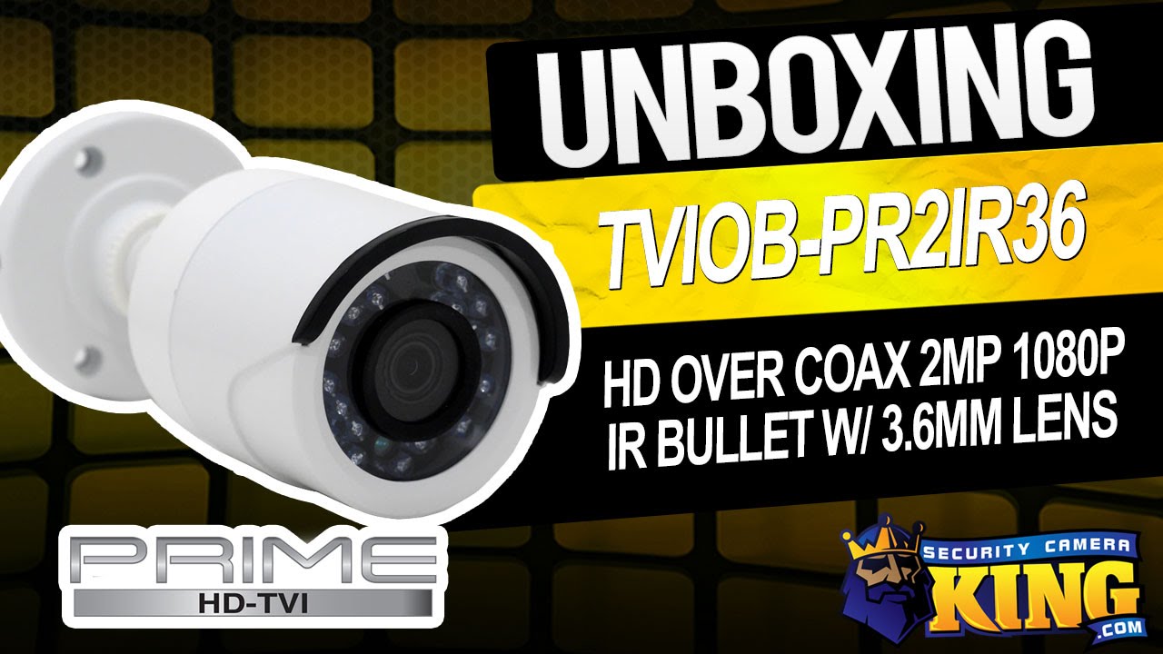 Unboxing - HD Over Coax 2mp 1080p IR Bullet w/ 3.6mm lens Product ...