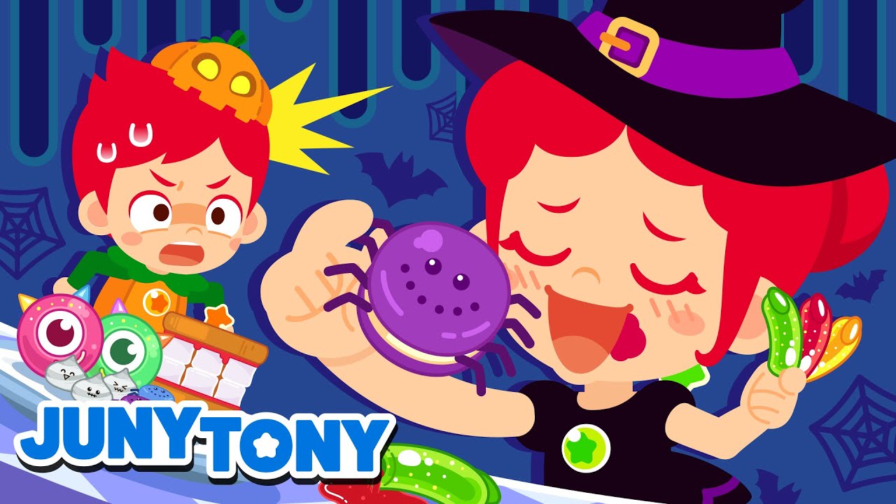 Comiendo Dulces de Halloween | Postres Extraños | Canciones Infantiles ...