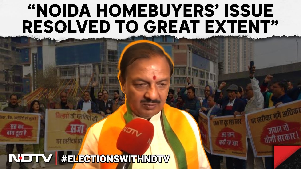 Gautam Buddha Nagar Noida | BJP MP Mahesh Sharma: "Noida Homebuyers ...