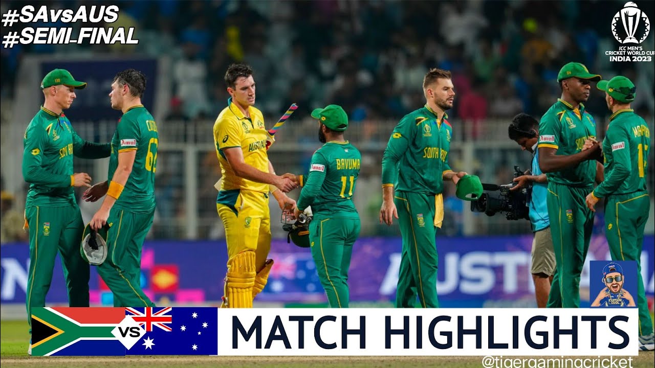 South Africa vs Australia World Cup 2023 2nd Semi Final Highlights | SA ...