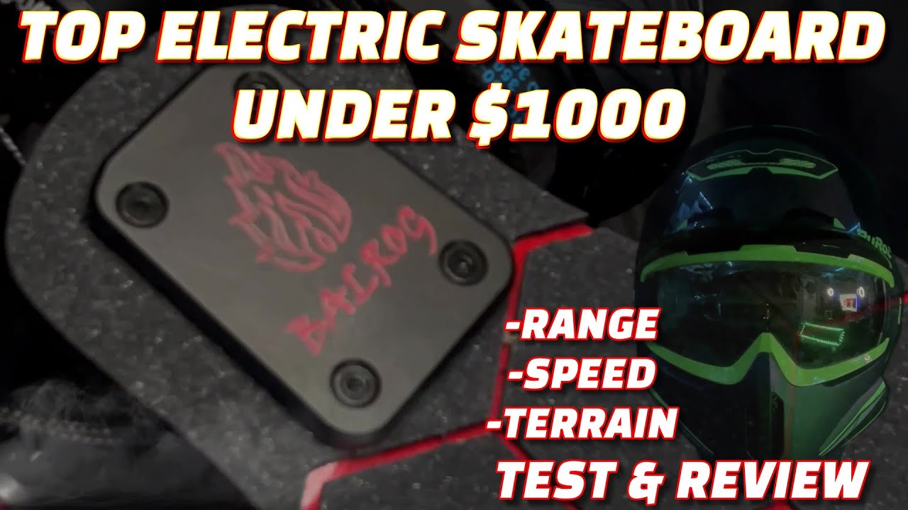 B-ONE BALROG Bamboo Electric Skateboard Review. Top eboard under $1000 ...