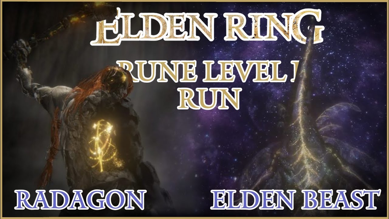 ELDEN RING - Rune Level 1 Run - Radagon & Belva Ancestrale - YouTube