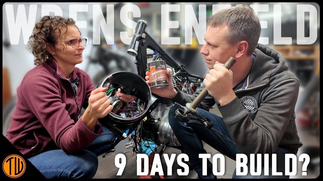9 Days To Build A Motorcycle? | Wreck it Wren's Enfield - YouTube