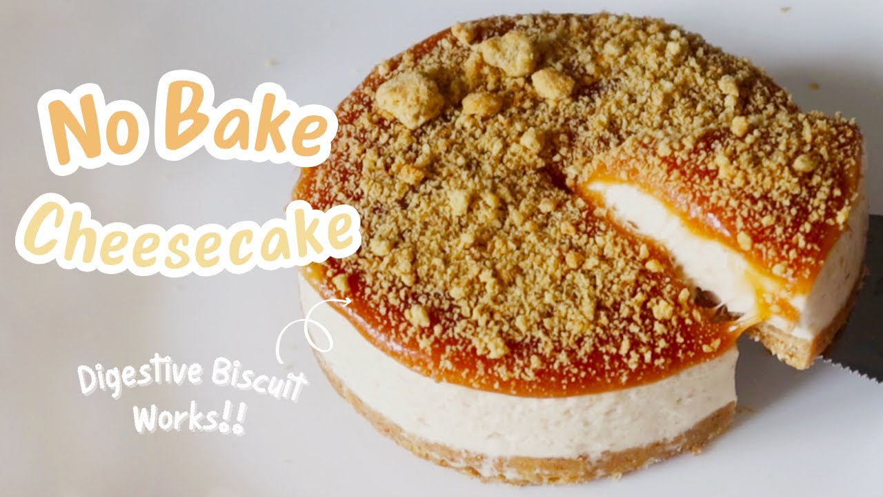 Caramel Cheesecake recipe, replace Lotus Biscoff w/Digestive biscuits ...