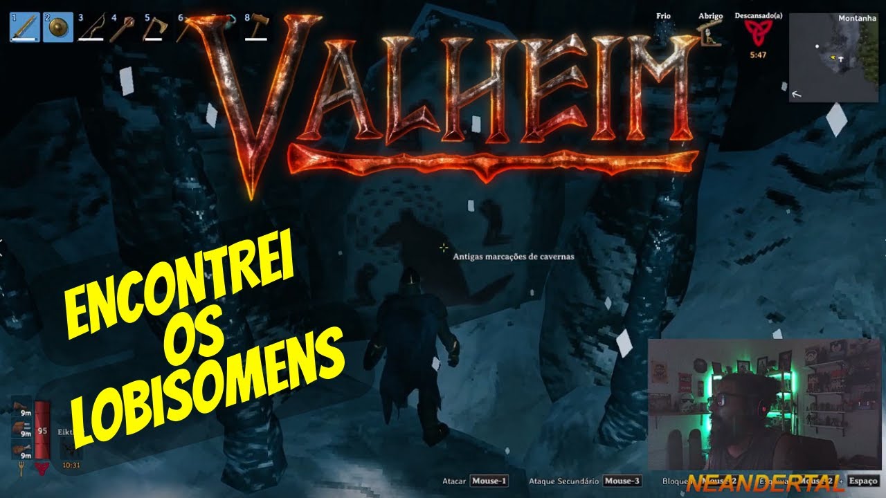 VALHEIM - CAVERNA DE GELO DOS ULV - YouTube