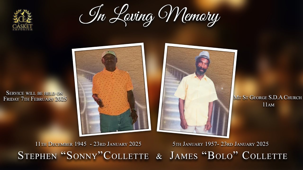 Celebrating The Life of Stephen “Sonny” Collette & James “Bolo ...