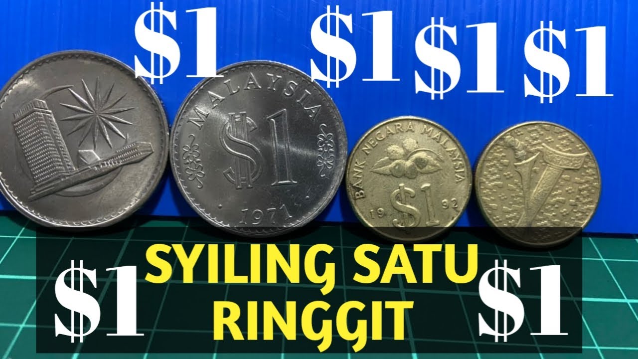 Syiling Lama | Satu Ringgit Malaysia $1 $1 $1 - YouTube