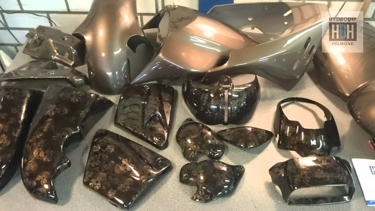 Hydrographics Skull dip V MAX - YouTube