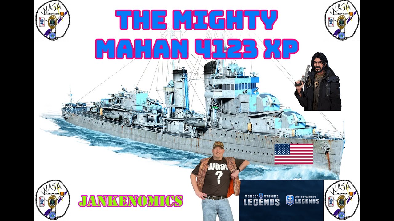 The Mighty Mahan 4123 XP : World of Warships Legends - YouTube