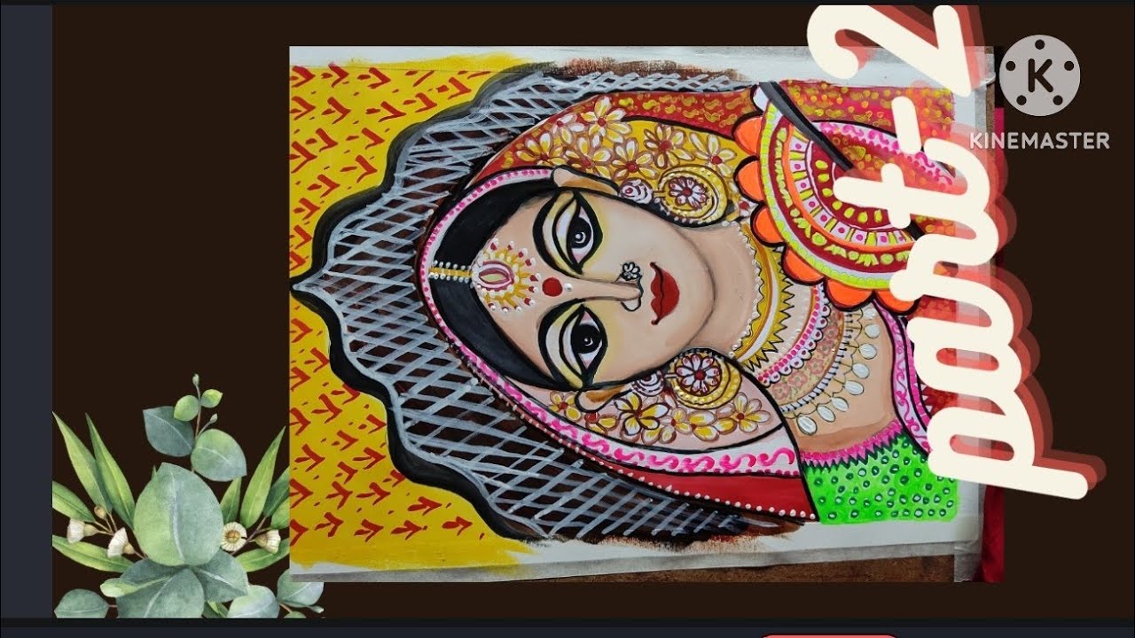 Beautiful nari in Beautiful sari||||portret Drawing|||style with Beauty ...