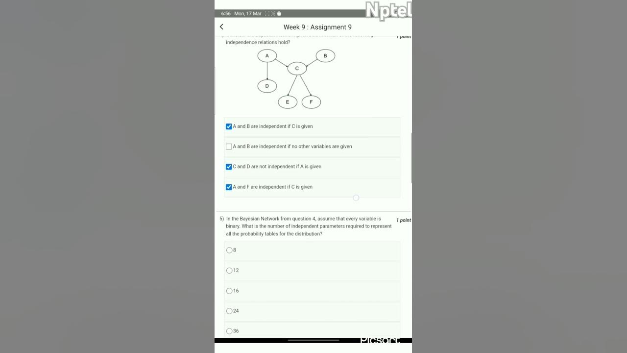 Introduction to Machine learning || Week:-9 Assignment | NPTEL #2025 #artificialintelligence# ...