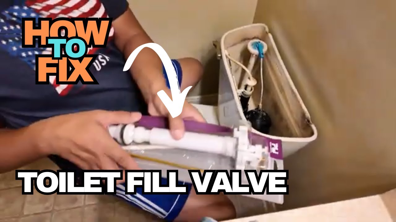 DIY Fix⚒️Leaking Bad Toilet Fill Valve |💧RUNNING TOILET TANK - YouTube