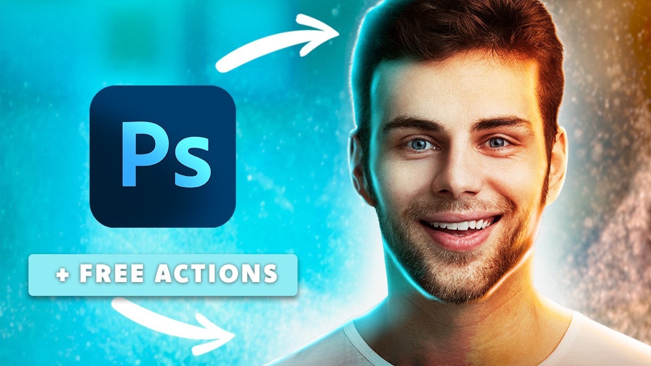 Make Glowing Youtube Thumbnails In Photoshop | Beginners Tutorial ...