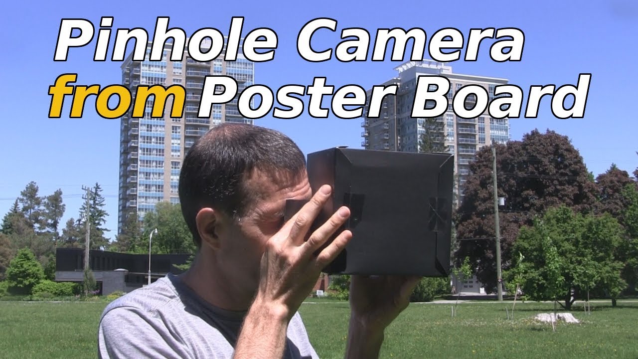 How to Make Pinhole Camera with Poster Board - YouTube