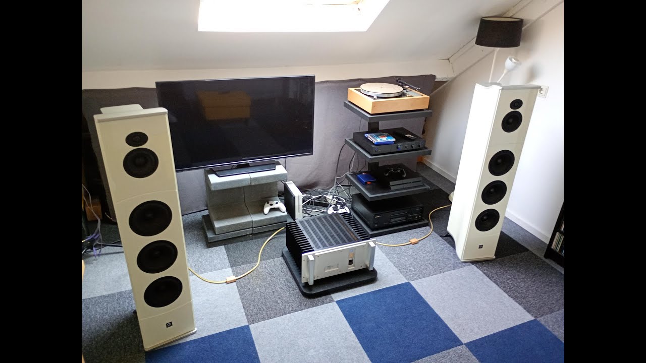 Boston Acoustics VS-336 Usher R1.5 Topping E30 II Rotel - YouTube