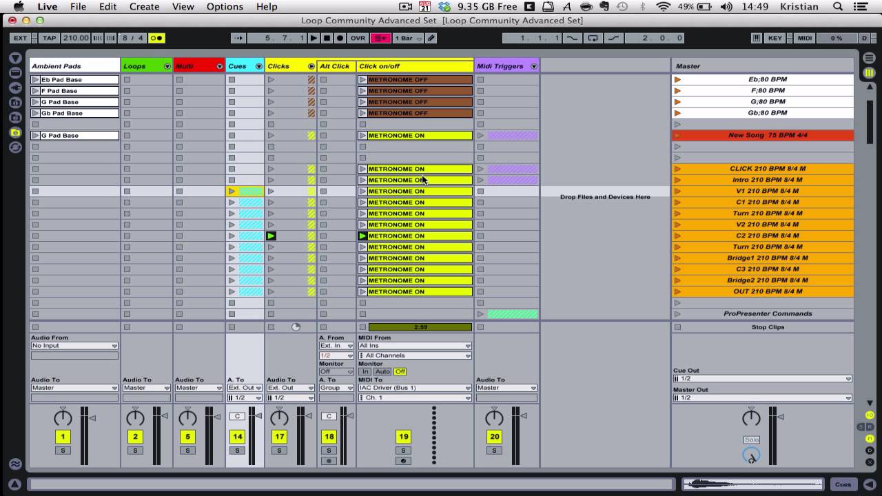 How to use and set up the Loop Community Advanced Ableton Template ...