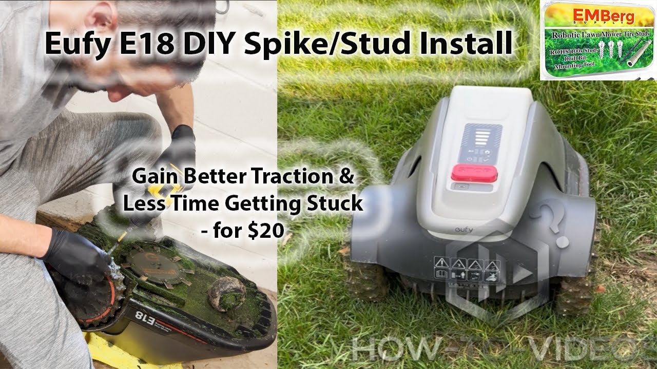 Eufy E18 - DIY Spikes/Stud Install - Do They Fix Traction Issues ...