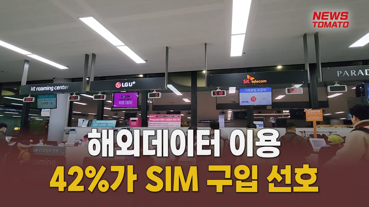 2030 SIM 선호…통신사 로밍으로 방어 [말하는 기자들_산업_0801] - YouTube